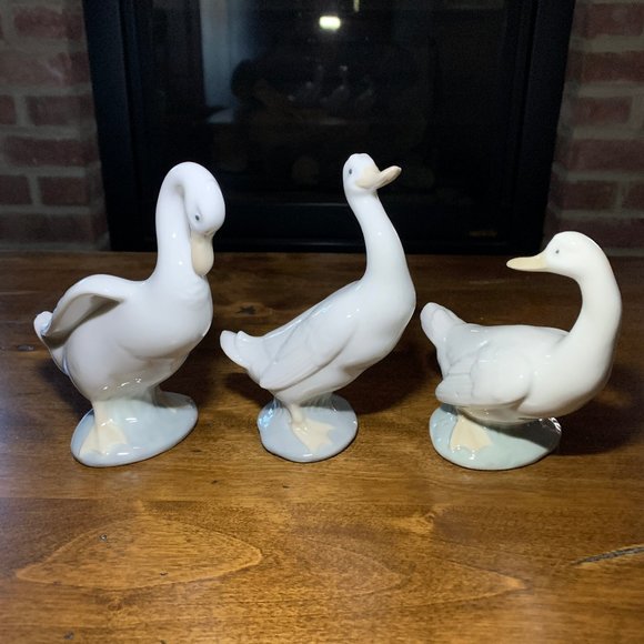 Sculpture Figurines Vintage Lladro 1978 Porcelain Duck Art ...